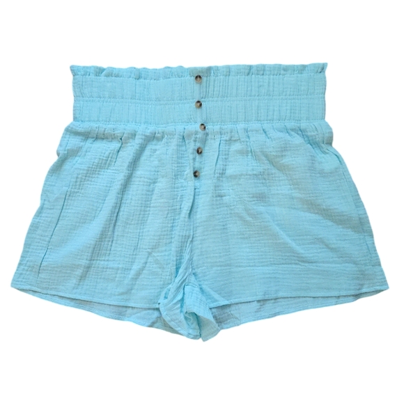 Simply Southern | Shorts | Nwt Simply Southern High Waist Gauze Button ...